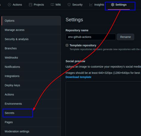 how to manage github actions environment variables and secrets