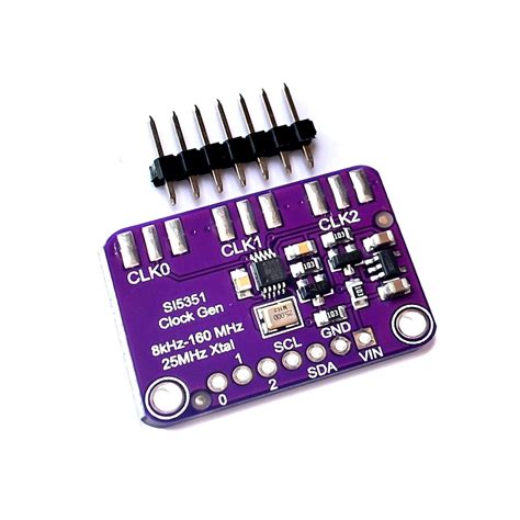 7 95 si5351a clock generator breakout board 8khz to 160mhz