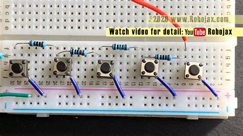 How To Use Up To 10 Push Button Switch With 1 Arduino Input Pin Anpb V1