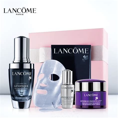 Lancome兰蔻香水奇迹套装礼盒 五件套q版迷你女士淡香水 优雅花香 小轩窗