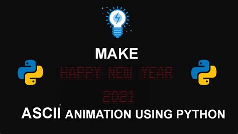 happy new year 2021 ascii animation using python knowledge doctor