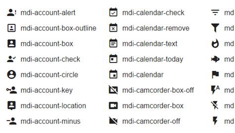 use material design icons in html