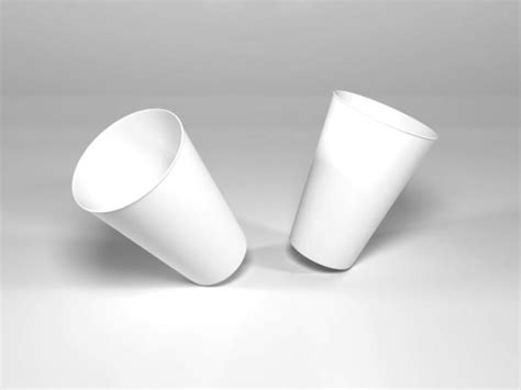 Realistic Plastic Cup Mockup Psd Graphic By Dendysign · Creative Fabrica