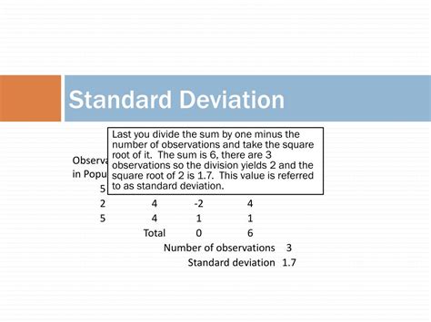 Ppt Variance And Standard Deviation Powerpoint Presentation Free