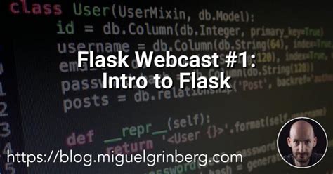 flask webcast 1 intro to flask