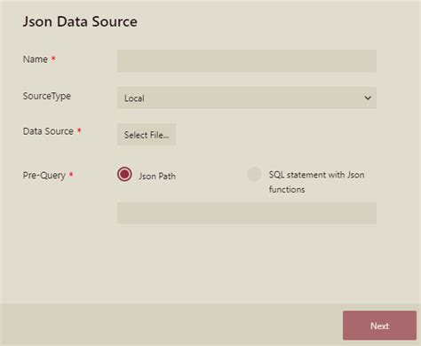 connect to json wyn documentation