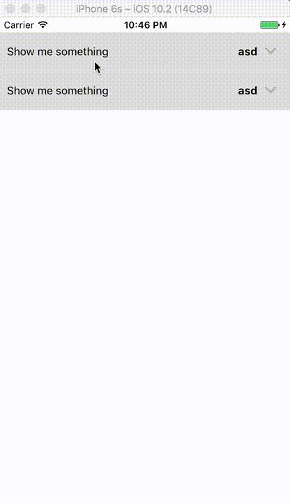 react native show hide toggle box npm