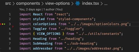 image carousel component with toggler using typescript