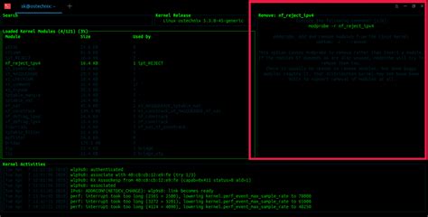 manage and monitor linux kernel modules with kmon