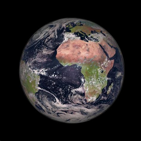 Espectacular Imagen Del Planeta Azul En El ‘día De La Tierra