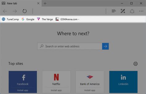 Microsoft Edge How To Show The Favorites Bar Youtube