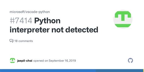 python interpreter not detected · issue 7414 · microsoft vscode python
