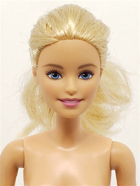 Barbie Nude Doll Blonde Hair Blue Eyes Body Stamp 2015 Head Stamp