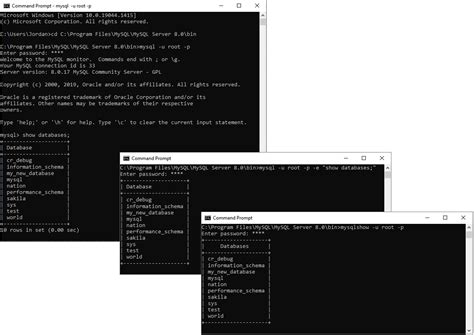 how to show list of all databases in mysql [explained]