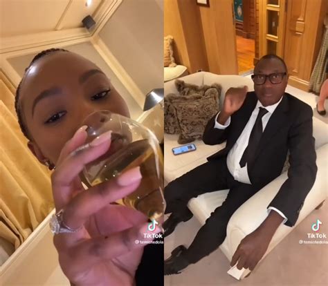 Billionaire Daughter Temi Otedola Shares Lovely Video From Her Father