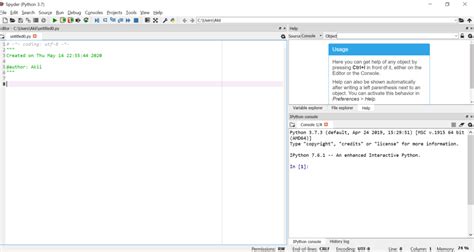 how to code in python using spyder i2tutorials