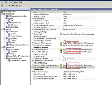 configuring ssl for cognos portal running on apache server