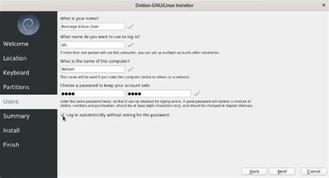 debian s new installer average linux user