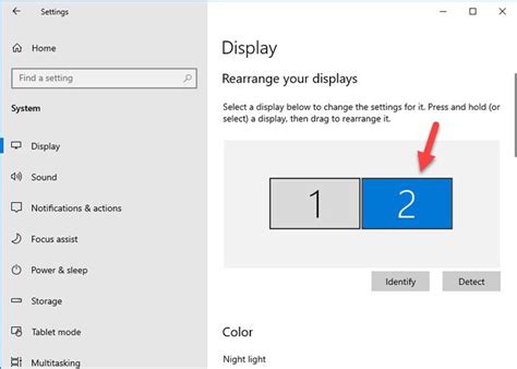 how to set different display scaling level for multiple monitors in