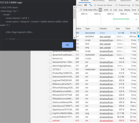 how to scan and upload documents in laravel project dynamsoft