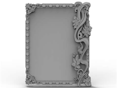 3d File 3d Model Stl File For Cnc Router Laser And 3d Printer Frame 2 📁