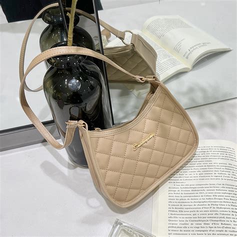 Mumu 5030 Woman Cute Mini Pu Leatther Baguette Shoulder Bag With Zipper