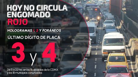 Hoy No Circula Cdmx Y Edomex Miércoles 30 De Noviembre De 2022 Uno Tv