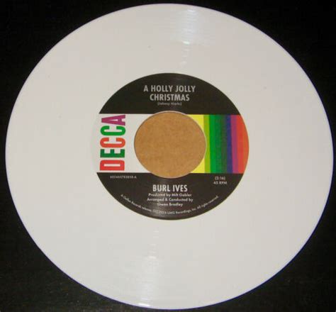 Burl Ives A Holly Jolly Christmas Mint Decca New 45 Picture Sleeve