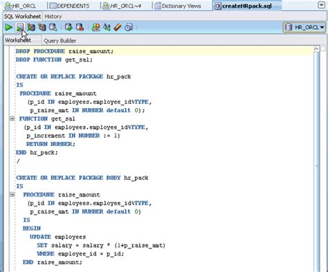getting started with oracle sql developer