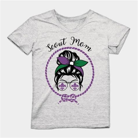 Scout Mom Life Messy Bun Hair For Mothers Day By Aminedesigns Scout