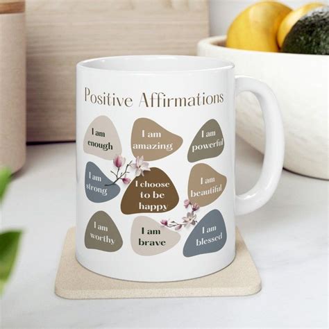Positive Affirmations Mug Daily Affirmations Mental Health Ts