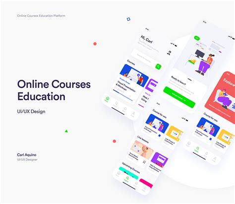 online courses education ui ux design on behance