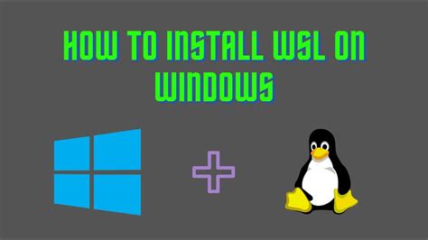 How To Use Wsl On Windows 10 Youtube
