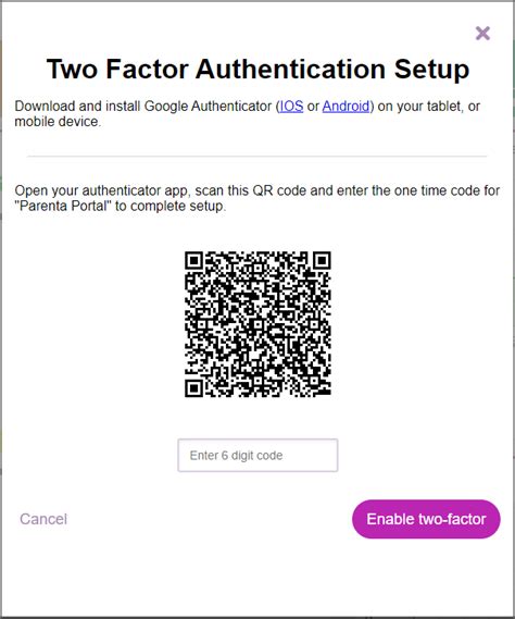 Setting Up Two Factor Authentication 2fa