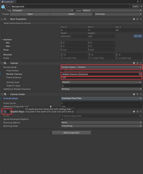 how to add an image as a camera background in unity