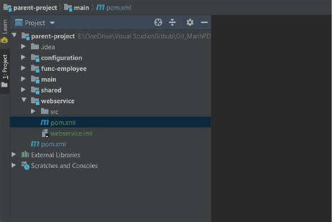 how to create multi modules project in spring