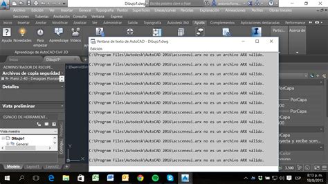 error c program files autodesk autocad 2016 acsceneui arx is not a
