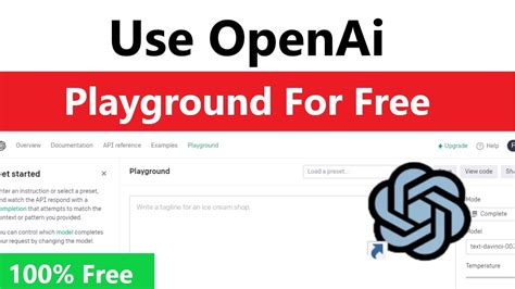 How To Use Openai Playground For Free How To Use Playground Ai