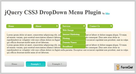 5 best jquery menu plugins 2022 free and paid formget