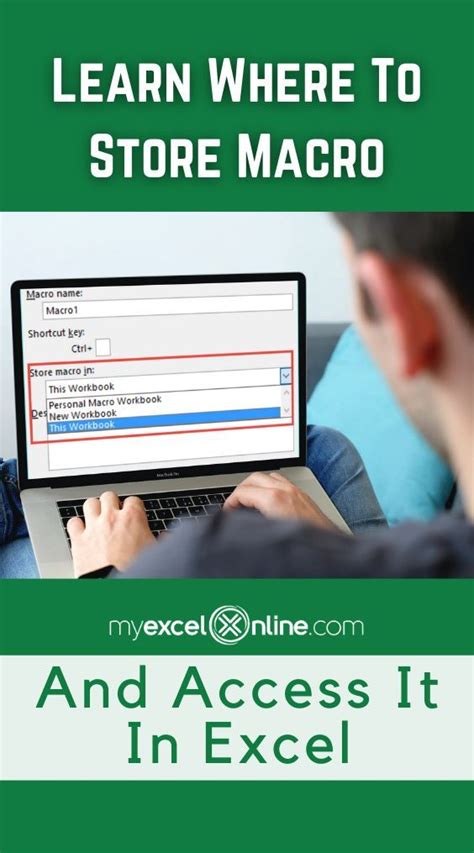 where to store your vba macro in this workbook or personal macro