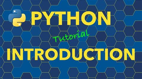 python introduction youtube