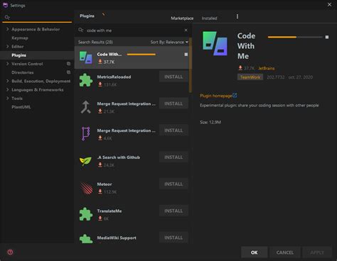 travail collaboratif dans phpstorm avec code with me