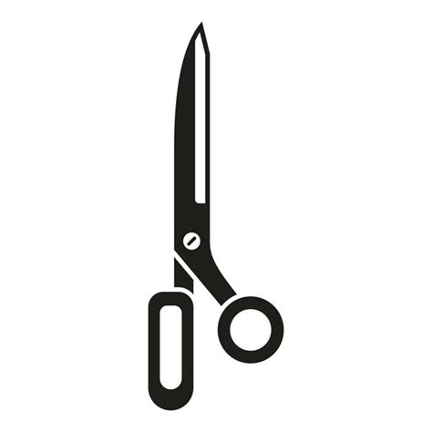 Premium Vector Knitting Scissors Icon Simple Vector Wool Knit Cloth
