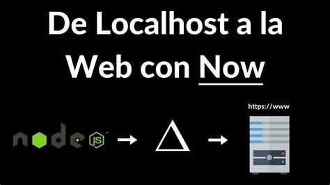 hosting de node js gratis con now de localhost a la web youtube