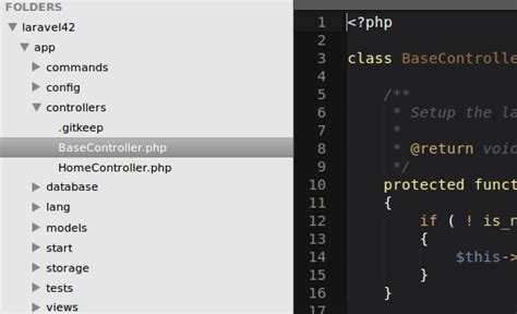 laravel 4 2 directory structure laravel php framework