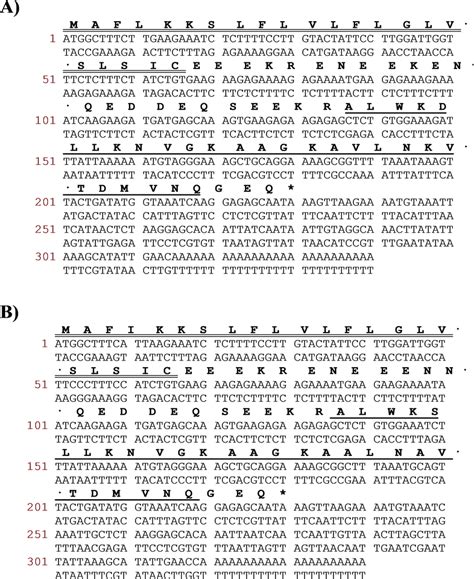 Translated Amino Acid Sequence Of The Open Reading Frame And Nucleotide