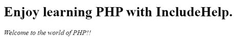 Php Echo And Print Statements With Examples
