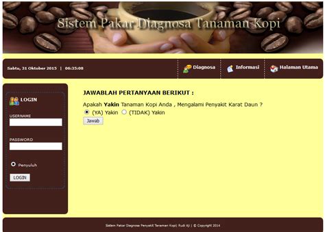 aplikasi sistem pakar metode backward chaining berbasis web source