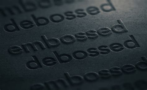 python how to determine whether object is embossed or debossed using