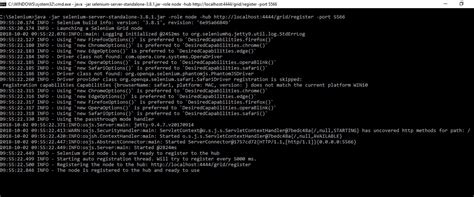 selenium grid step by step guide to configure with command line inviul